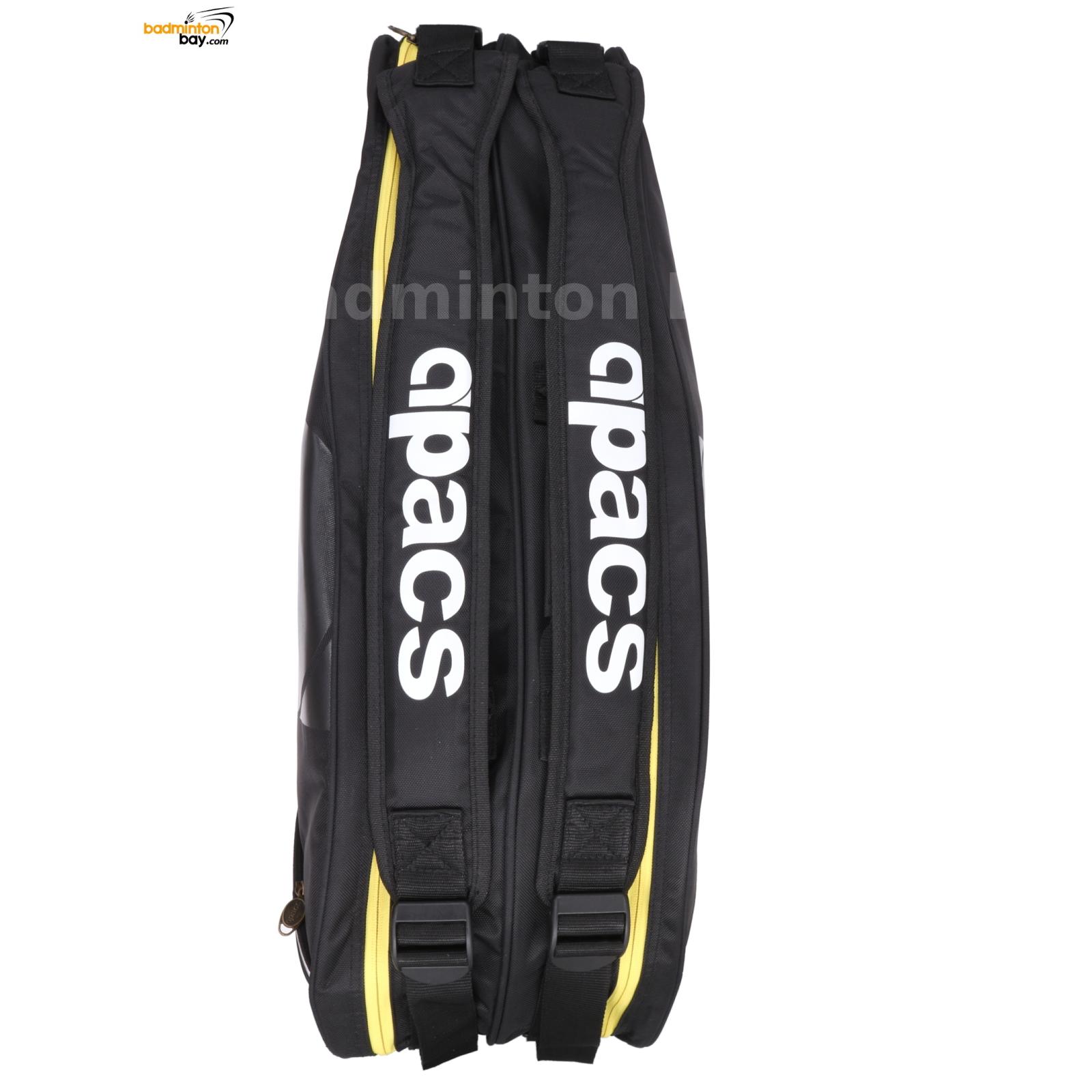Apacs 2 Compartments Padded Badminton Racket Bag AP2528 Black Orange
