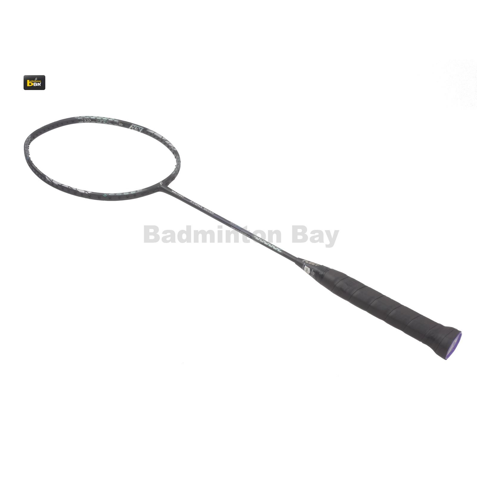 ~Out of stock Fleet X Force Silver Black Compact Frame Badminton Racket ...