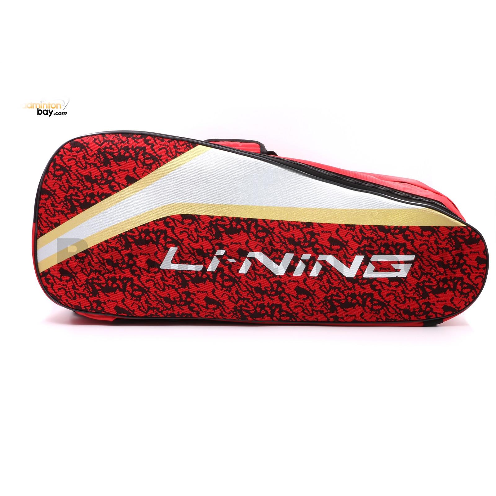 Li-Ning 2 Compartments Non-Thermal Badminton Racket Bag Red ABSM294-2